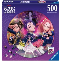 Puzzle Ravensburger "KPop Demon Hunters - For the fans", bunt, Puzzles, KinderB:52cm H:52cm, Pappe, Motiv, Made in Europe, B:52cm H:52cm