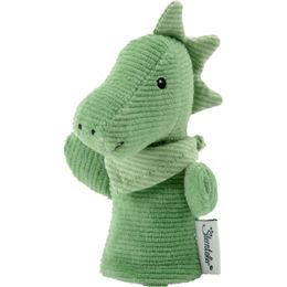 Fingerpuppe Sterntaler "Dino Rexi", gr&uuml;n (steingr&uuml;n), Puppen, Kinder, Baumwolle, Polyester