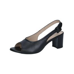 Peeptoepumps Caprice "Caprice Pumps Nappaleder", Damen, Gr. 37, schwarz, Nappaleder, Schuhe