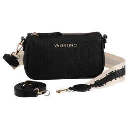 Valentino Handbags Umh&auml;ngetasche VALENTINO BAGS "CROSSBODY PANSY", Damen, Gr. B/H/T: 23,5cm x 13,5cm x 5cm, schwarz (nero), Polyurethan, Taschen Umh&auml;ngetasche, Schultertasche Handtasche Damen