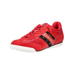 Pantofola d'Oro Sneaker PANTOFOLA D&acute;ORO "Pantofola d'Oro Sneaker Lederimitat", Herren, Gr. 41, rot, schwarz, Lederimitat, Schuhe Sneaker