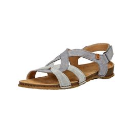 Riemchensandale El Naturalista "El Naturalista Sandalen Nubukleder", Damen, Gr. 37, denim, Nubukleder, Schuhe Riemchensandale