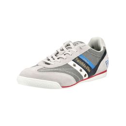 Pantofola d'Oro Sneaker PANTOFOLA D&acute;ORO "Pantofola d'Oro Sneaker Leder/Textil", Herren, Gr. 41, grau, blau, Leder, Textil, Schuhe Sneaker
