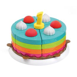 Spiellebensmittel Chicco "2In1 Torten-Kuchen-Spielset", bunt, Kaufladensortimente, Kinder, Kunststoff