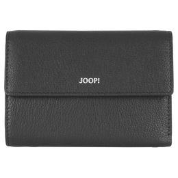 JOOP! Geldb&ouml;rse JOOP "lantea cosma purse mh10f", Damen, schwarz, Ziegenleder, unifarben, Basic, Kleinlederwaren, aus Ziegenleder, mit weichem Innenmaterial aus Baumwolle