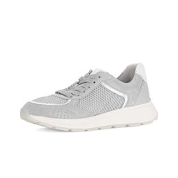 Sneaker Gabor "Sneaker low", Damen, Gr. 37, grau, Schuhe Sneaker
