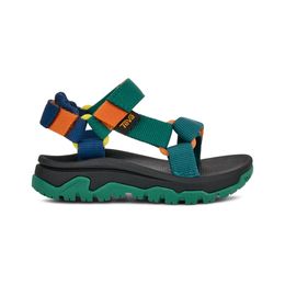 Sandale Teva "HURRICANE XLT JR KIDS", M&auml;dchen, Gr. 19, blau coral multi, Textil, Schuhe Sandale, sportlicher Stil, rutschfeste Laufsohle, schnell trocknend