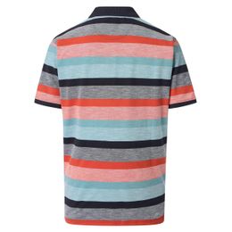 Poloshirt Casamoda "Casamoda Polo-Shirt gestreift", Damen, Gr. L, rot, 95% Baumwolle, 5% Elasthan, Shirts