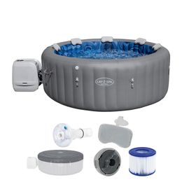 Bestway Energiespar-Whirlpool 'LAY-Z-SPA Santorini HydroJet Pro ' mit App-Steuerung f&uuml;r 7 Personen &Oslash; 216 x 80 cm