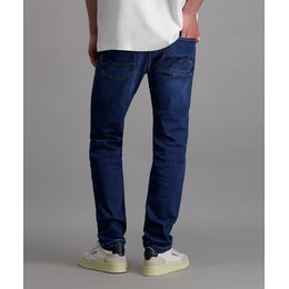 Chinohose "ERIC", Herren, Gr. 34, L&auml;nge 30, blau used buffies, Web, Obermaterial: 94% Baumwolle, 4% Elastomultiester, 2% Elasthan, Pioneer Authentic Jeans, straight fit lang, Hosen Chinohose, im Five-Pocket Style