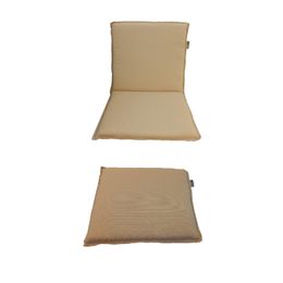 Acamp Liegestuhl-Auflage 'Bangkok' beige 54 x 153 x 4 cm