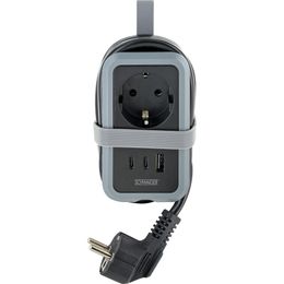 Schwaiger Reisesteckdose 4in1 20 W