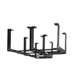 SCHULTE REGALWELT Deckenregal 'Vario' Metall schwarz 60 x 120 cm 100 kg 3er-Set