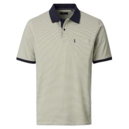 Poloshirt Casamoda "Casamoda Polo-Shirt gestreift", Damen, Gr. L, hellgr&uuml;n, 100% Baumwolle, Shirts