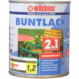 Wilckens 2in1 Buntlack moosgr&uuml;n seidenmatt 750 ml