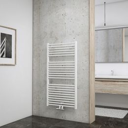 Schulte Badheizk&ouml;rper 'Turbo' mit Mittelanschluss, wei&szlig;, 113,5 x 60 cm