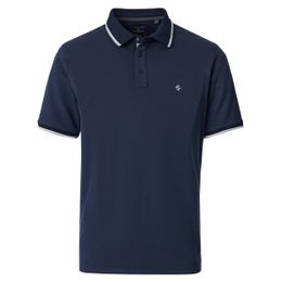 Poloshirt Casamoda "Casamoda Polo-Shirt uni", Herren, Gr. L, dunkelblau, 95% Baumwolle, 5% Elasthan, Shirts