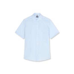 Businesshemd OLYMP "OLYMP Luxor, modern fit, Royal Kent", Herren, Gr. 39, Normaler Arm, bleu, 100% Baumwolle, Hemden