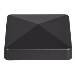 GroJa Kappe f&uuml;r Aluminium-Steckzaunpfosten anthrazitgrau 9 x 9 cm