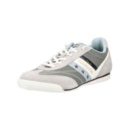 Pantofola d'Oro Sneaker PANTOFOLA D&acute;ORO "Pantofola d'Oro Sneaker Leder/Textil", Herren, Gr. 40, wei&szlig;, blau, Leder, Textil, Schuhe Sneaker