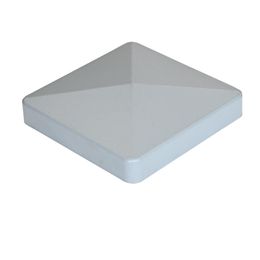 GroJa Kappe f&uuml;r Aluminium-Steckzaunpfosten anthrazitgrau 7 x 7 cm