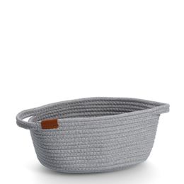 zeller Aufbewahrungskorb grau 29 x 14,5 x 21 cm