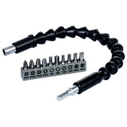 Bosch Bit-Set mit flexibler Verl&auml;ngerung schwarz 300 mm 11-teilig