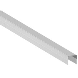 GroJa Aluminium-Abdeckleiste f&uuml;r Fertigzaun silber 180 cm