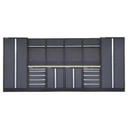 SONSTIGE Feistos Werkstatteinrichtung Apollo 15 Schwarz/Anthrazit 46x456x200cm