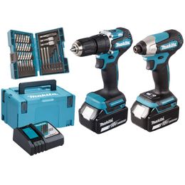 Makita Akku-Maschinen-Set 'DLX2414JX4' 18 V inklusive 2 Akkus und Ladeger&auml;t