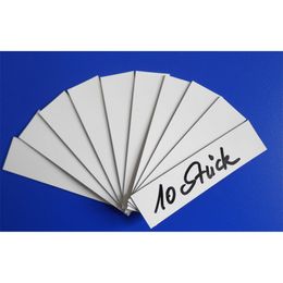 K&uuml;pper K&uuml;pper Beschriftbare Magnetschilder-Set 8 x 2 cm, 10 St&uuml;ck