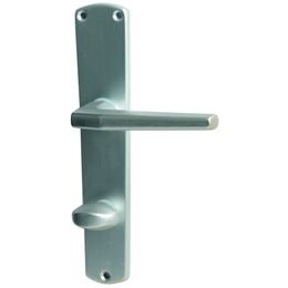 ALPERTEC Langschild 'Phil' Aluminium F1 eloxiert f&uuml;r Bad/WC