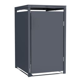 M&uuml;lltonnenbox Anthrazit f&uuml;r 1 M&uuml;lltonne 120L 240L 68x80x116cm Pedal Softclose