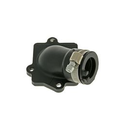 Ansaugstutzen Malossi NBR 21/23mm schr&auml;g f&uuml;r Minarelli liegend, CPI, Keeway, 1E40QMB
