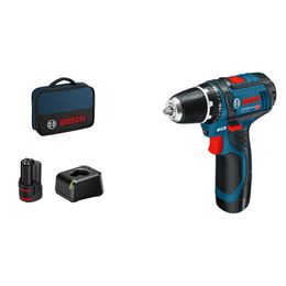 Bosch Akku-Bohrschrauber 'GSR 12V-15 Professional' in Tasche inkl. 2 x 2,0 Ah Akku