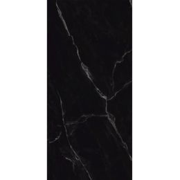 Breuer R&uuml;ckwand 'Marmor Schwarz' seidenmatt 100 x 210 cm