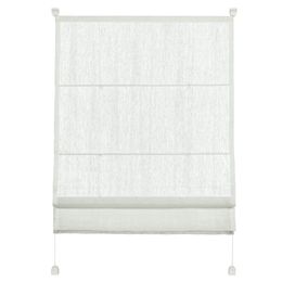 Gardinia EasyFix Raffrollo mit 2 Bedienschienen wei&szlig; 60 x140 cm