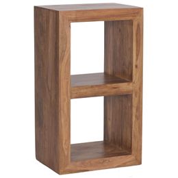 Wohnling WL1.203 Standregal Massivholz Sheesham 50 cm x 35 cm x 88 cm