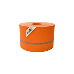 zaun zu&reg; Sichtschutzstreifen Premium f&uuml;r Doppelstabmatten Zaunblende Orange, 50m