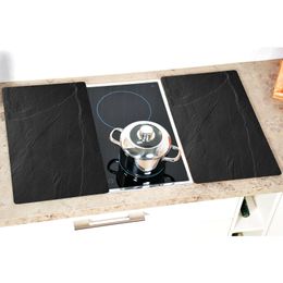 Kesper Multi-Glasschneideplatte, 2er Pack, Motiv: Schiefer