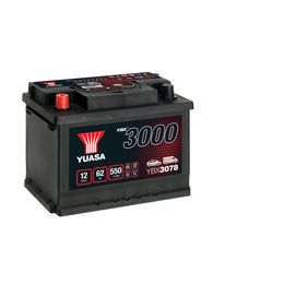 Yuasa Starterbatterie ybx3078 12V 68Ah 550A f&uuml;r Fiat LANCIA KIA TOYOTA DAEWOO