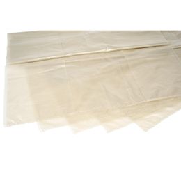 eurokraft basic Gro&szlig;volumen-Abfalls&auml;cke, PCR LDPE, 1000 l, LxBxH 800 x 500 x 2200 mm, VE 50 Stk, 52 &micro;m, transparent
