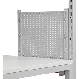 Lochblechr&uuml;ckwand, zur Befestigung an Aufsatzholmen, Einzelmodul, HxB 360 x 390 mm kaiserkraft