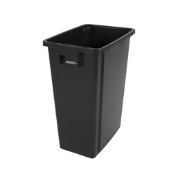 eurokraft pro Wertstoffsammler, Volumen 60 l, schwarz