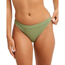 Bikini-Hose Roxy "Roxy Love Classic", Damen, Gr. L, US-Gr&ouml;&szlig;en, oil gr&uuml;n, Obermaterial: 91% Nylon, 9% Elasthan;, Badehosen Bikini-Hose
