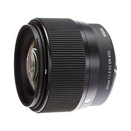 Sigma C 56 mm F1.4 DC DN 55 mm Filtergewinde (Micro Four Thirds Anschluss) schwarz