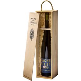 Weingut Prinz von Hessen Dachsfilet in hochwertiger Holzkiste 1,5 L Riesling 2018 Trocken - Rheingau &ndash; Wei&szlig;wein Qualit&auml;tswein