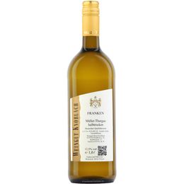 Weingut Knoblach M&uuml;ller-Thurgau 1,0 L / Rivaner 2025 Halbtrocken - Franken &ndash; Wei&szlig;wein Qualit&auml;tswein