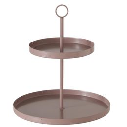 Boltze Etagere Samina aus Metall 34 cm, &Oslash; 30 cm, braun skandinavische Deko Online Shop