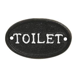 Chic Antique T&uuml;rschild aus Eisen Toilet skandinavische Deko Online Shop